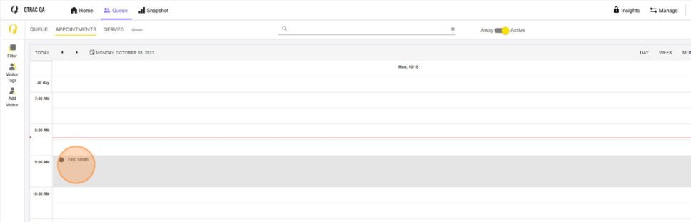 How to Remove an Appointment if logged in as Agent? – Qtrac Help Center