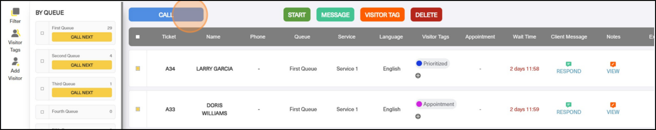 How to serve customers from the Queue? – Qtrac Help Center