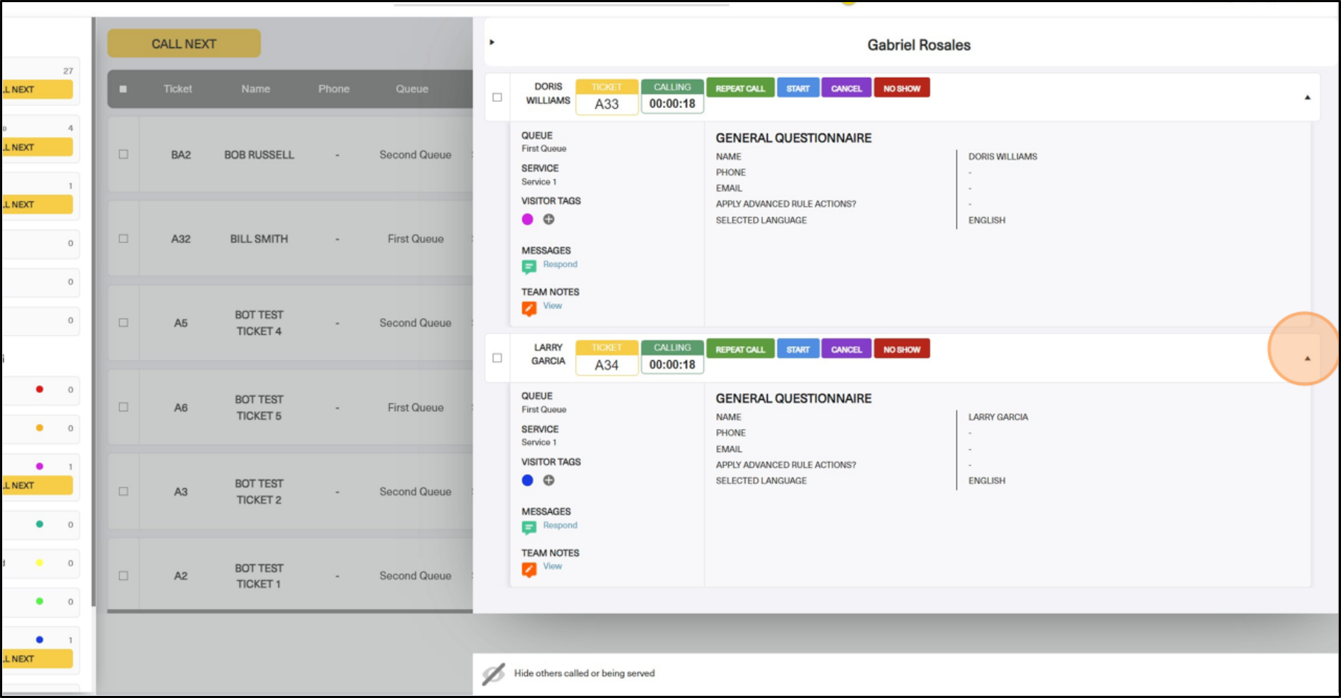How to serve customers from the Queue? – Qtrac Help Center