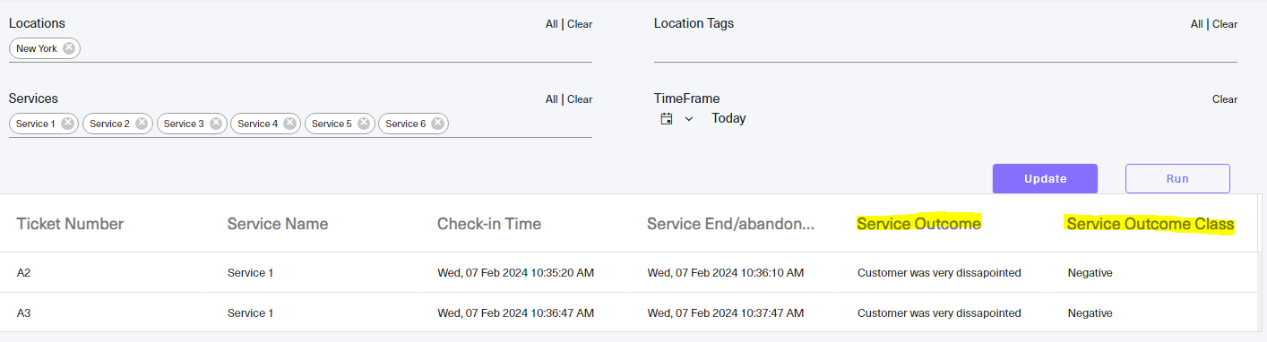 How to check the Service Outcomes results with Insights? – Qtrac Help Center