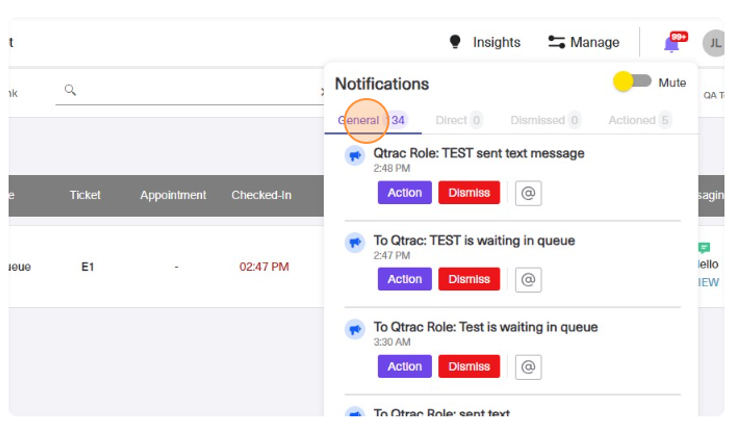 How to Action the General Notifications at the Qtrac In-App ...