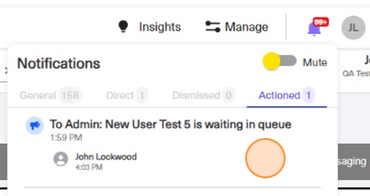 How To Action The Directed Notifications At The Qtrac In App Notifications Qtrac Help Center