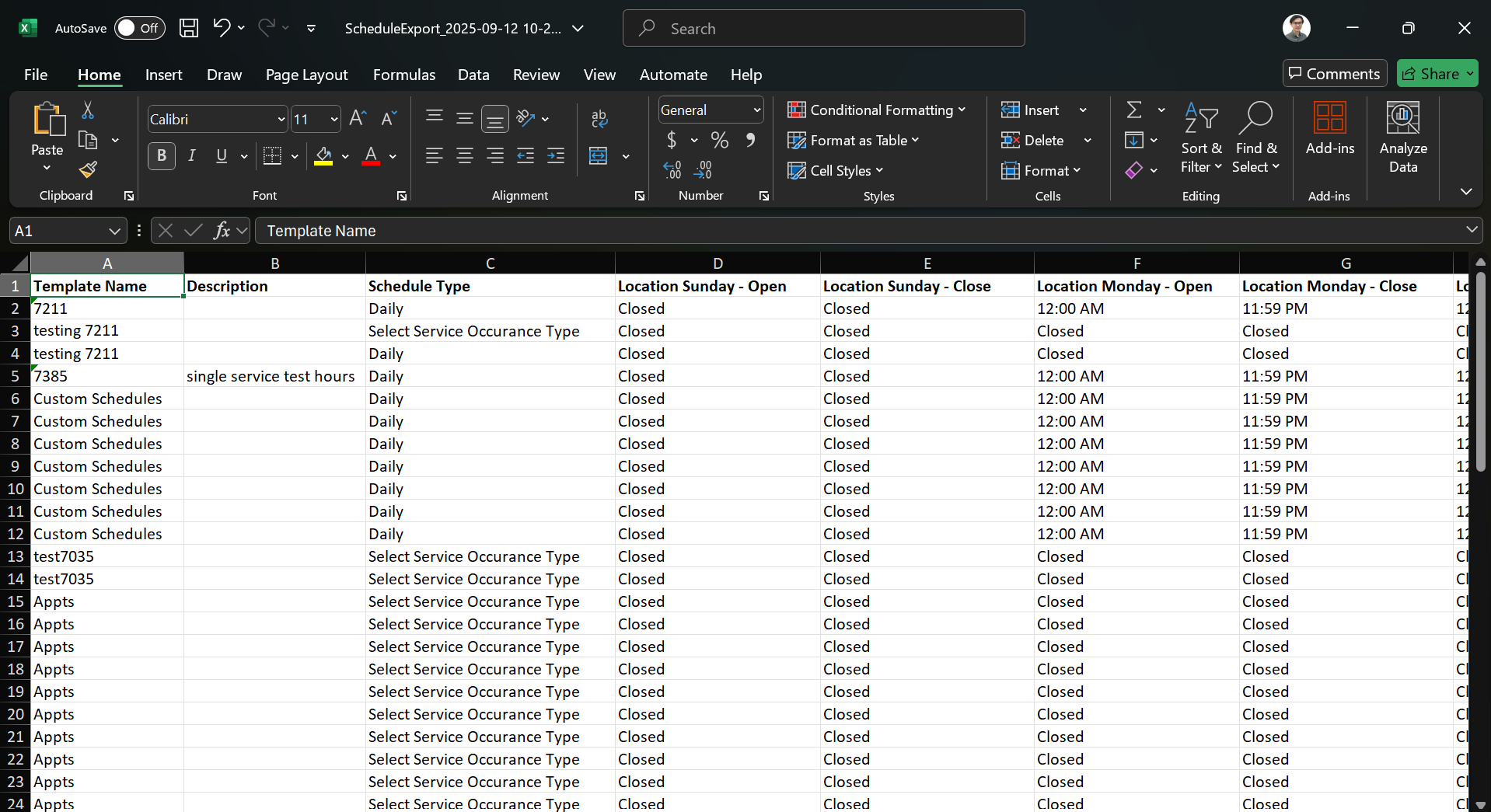 How to Export Schedules – Qtrac Help Center