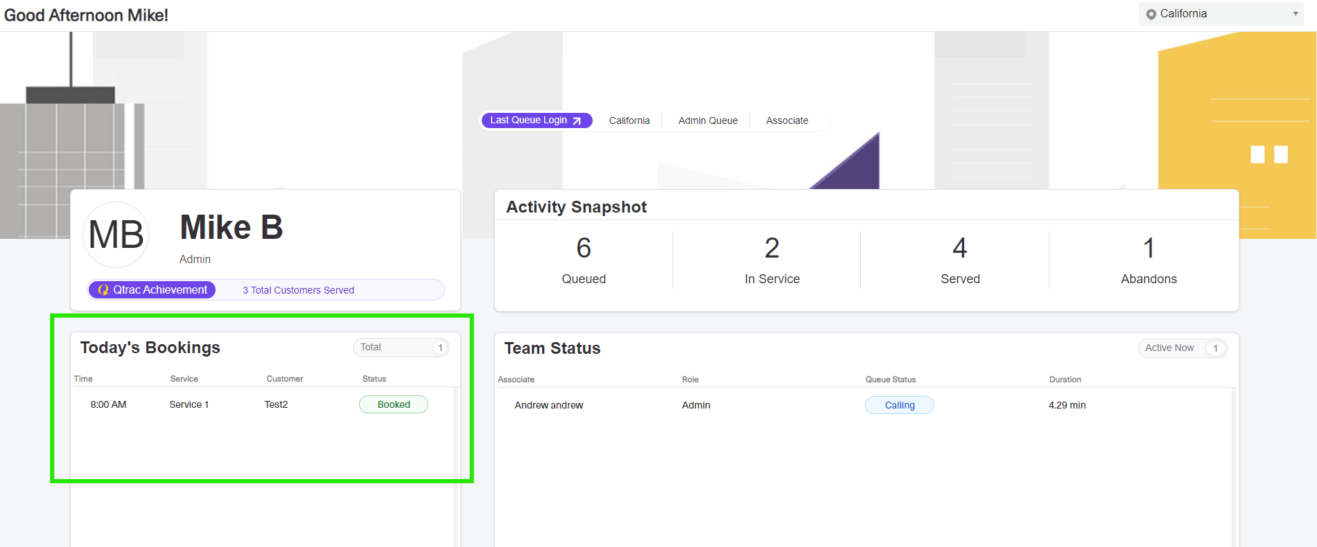 Introducing the New Qtrac Home Interface – Qtrac Help Center